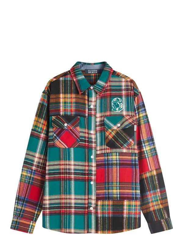 BILLIONAIRE BOYS CLUB Patchwork Check Shirt - Multi
