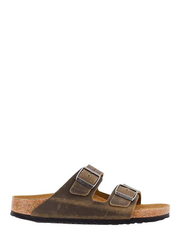 BIRKENSTOCK Arizona Leather Sandals - Green
