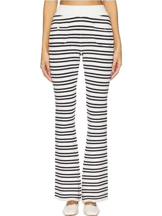 Frankies Bikinis Camden Knit Pant - Navy