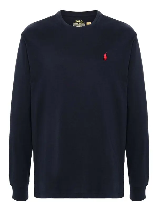 Polo Ralph Lauren Long Sleeve Jersey Knit Crewneck T-shirt - Ink