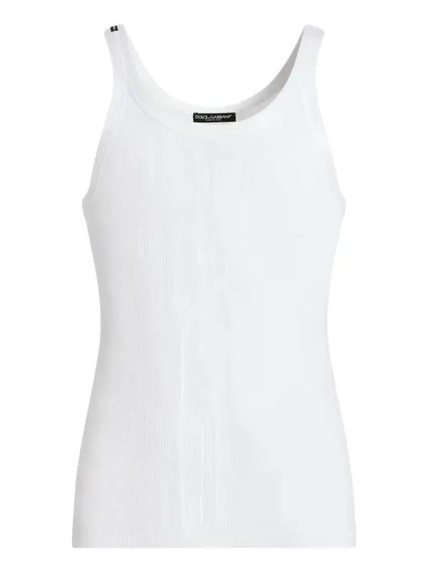 Dolce & Gabbana Classic Tank Top - White