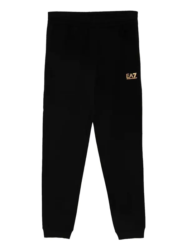 EA7 Logo-print Track Pants - Black