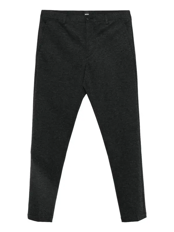 BOSS Slim-cut Trousers - Black