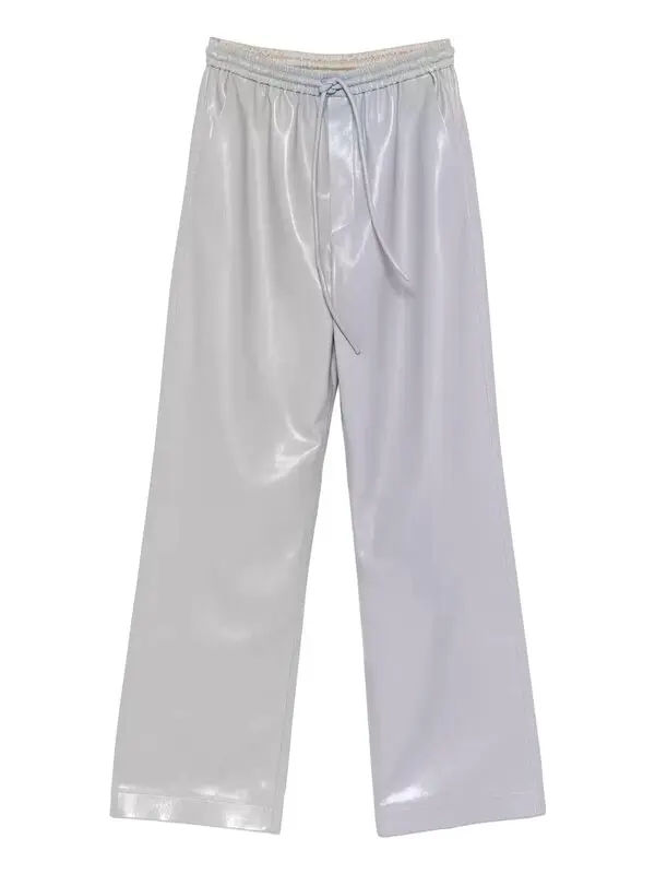 Nanushka Faux-leather Trousers - Grey