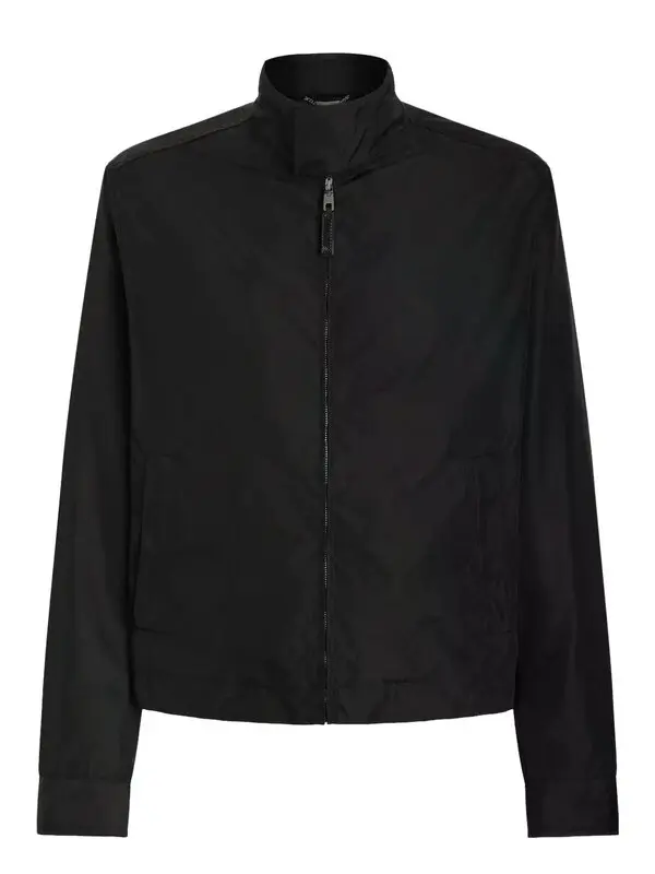Dolce & Gabbana Zip-up Bomber Jacket - Black
