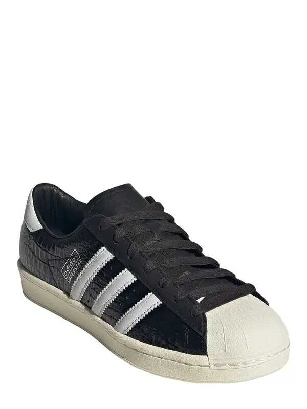 Adidas Superstar Embossed Sneakers - Black/ White/ Cream White