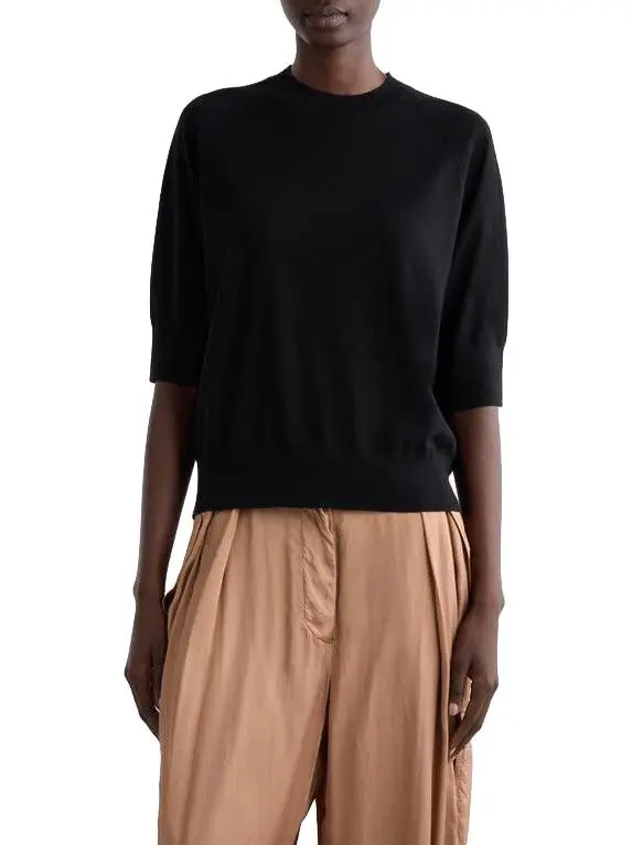 Dries Van Noten Tuan Merino Wool Sweater - Black