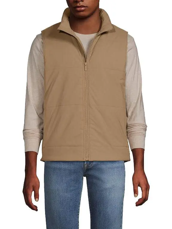LANDS' END Wanderfree Insulated Vest - Toasted Rye