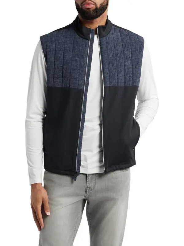 Johnnie-o Filroy Quilted Vest - Black