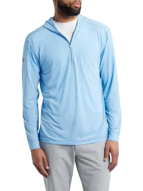 Johnnie-o Welsey Performance Half Zip Hoodie - Maliblu