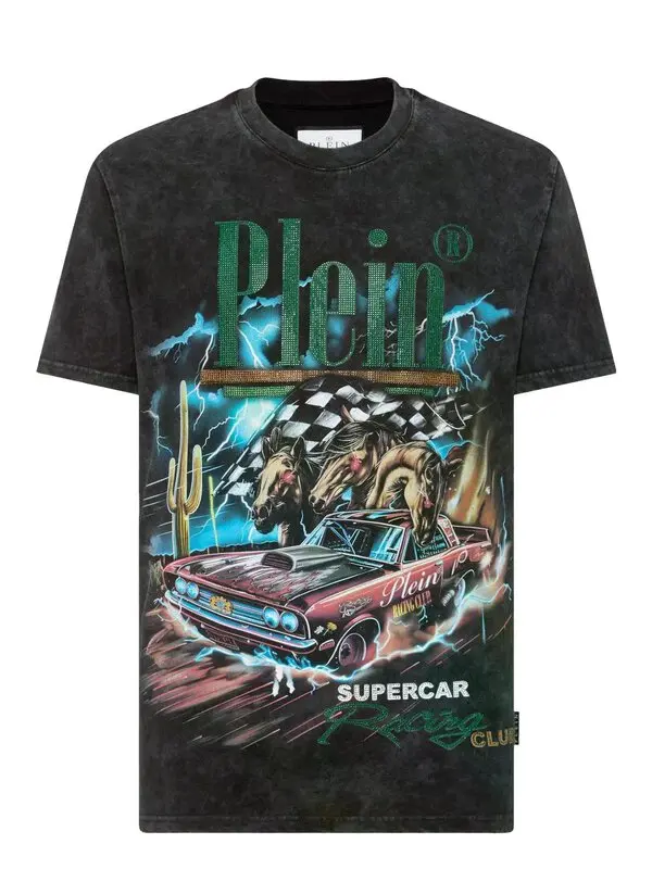 Philipp Plein Racing Club T-shirt - Black