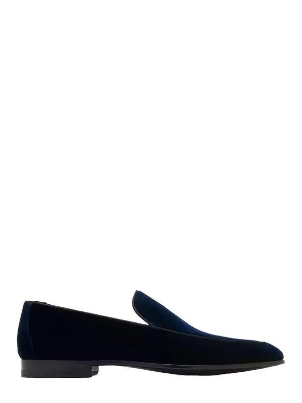 Magnanni Velvet Suede Loafers - Blue