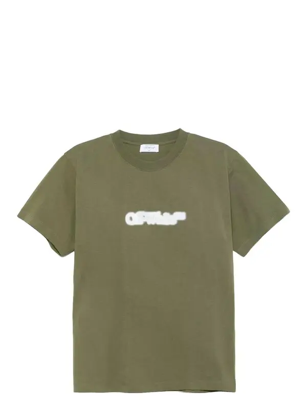 Off-White Spray Arrow T-shirt - Green