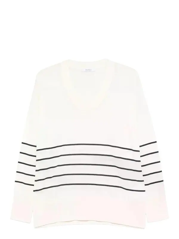 Max Mara Levante Striped Sweater - Neutrals