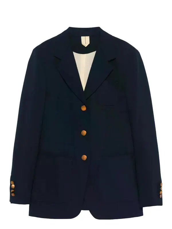 Max Mara Single-breasted Blazer - Blue