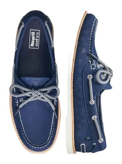 Vilebrequin Leather Boat Shoe - Blue