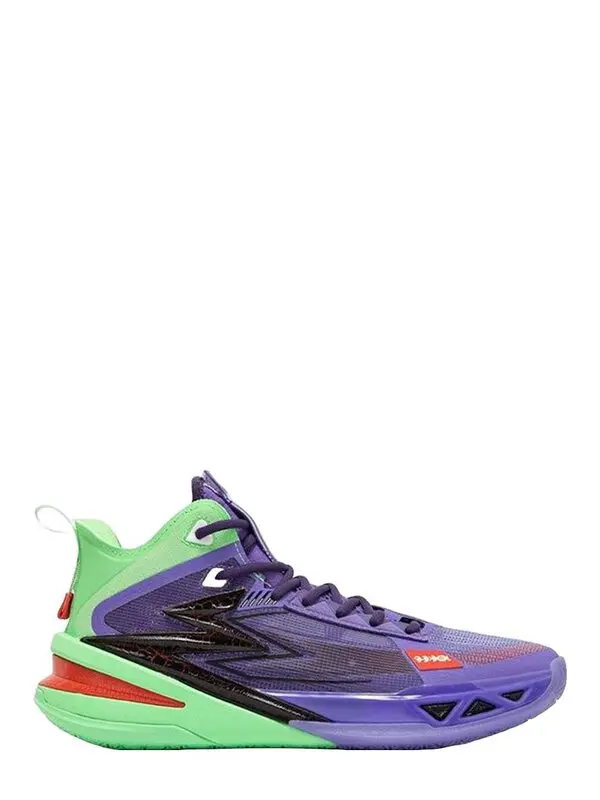 361 DEGREES Big3 5.0 Pro Pe Joker Sneakers - Purple/green/black