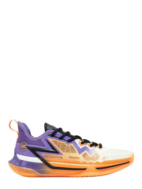 361 DEGREES Big3 Future Cqt Sneakers - Purple/orange/off White