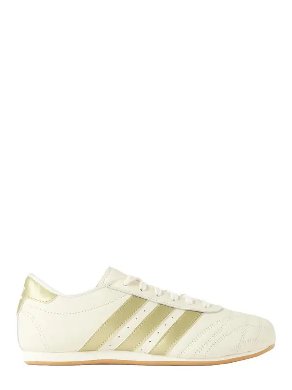 Adidas Originals By Alexander Wang Taekwondo Leather Sneakers - Cream