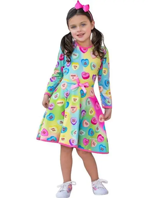MIA BELLE GIRLS Sweethearts Darling Dress - Blue