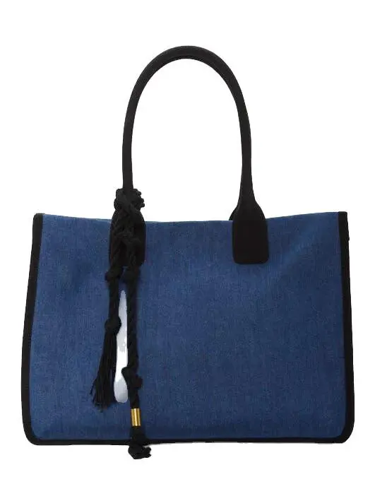 Vince Camuto Orla Denim Tote - Blue