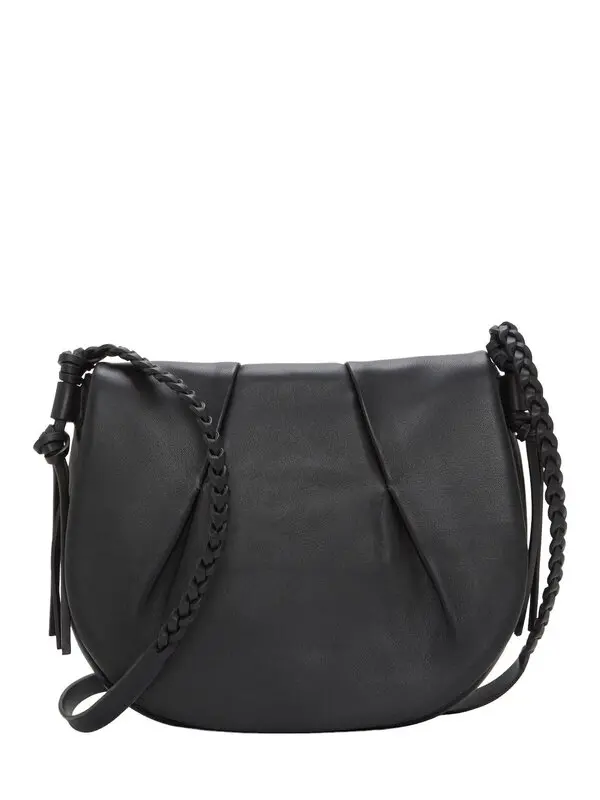 Vince Camuto Espen Leather Saddle Bag - Black
