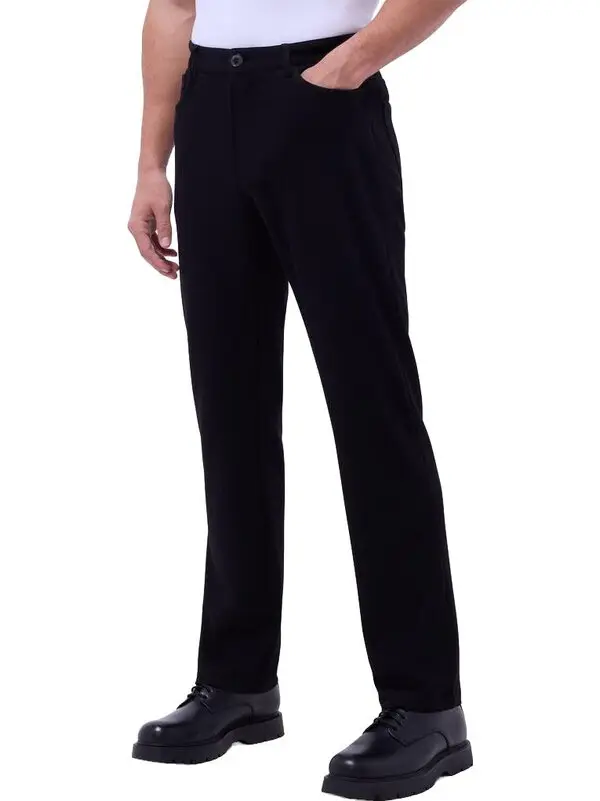 Bugatchi Soft Touch Five-pocket Pants - Black