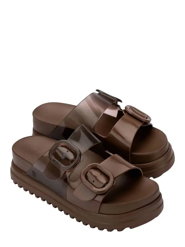 Melissa Cozy Platform Sandals - Brown