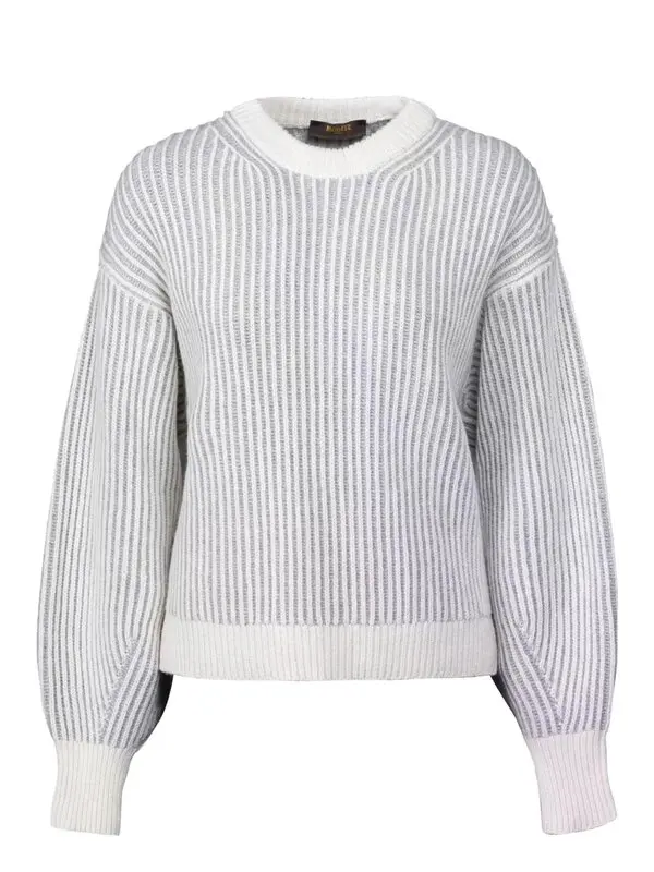 MOORER Noam Sweater - White