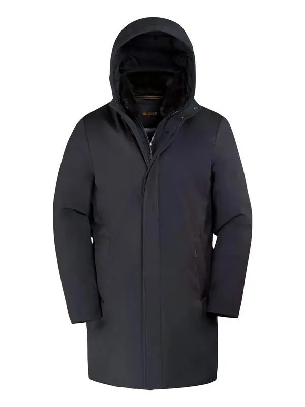 MOORER Vannes-ads Coat - Blue