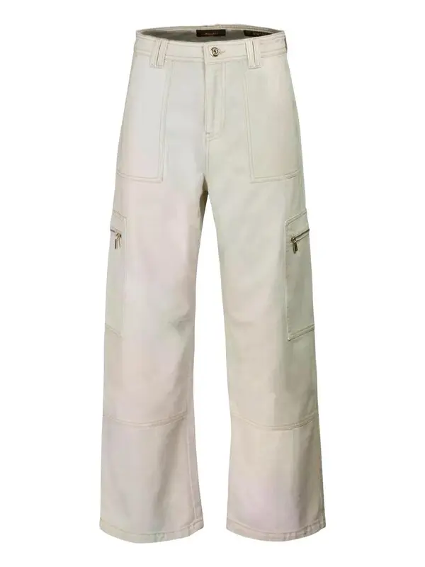 MOORER Straight-leg Trousers - Neutrals