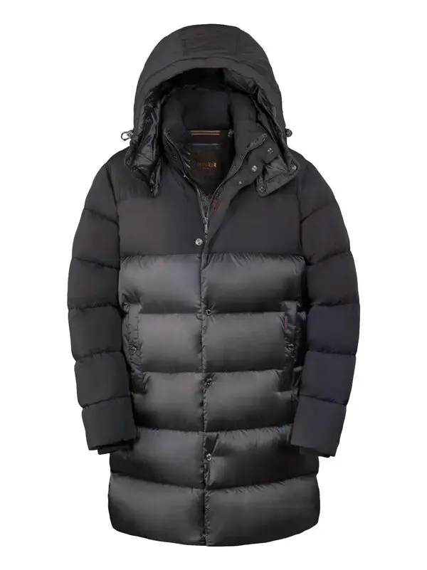MOORER Yuran-shk Padded Coat - Black