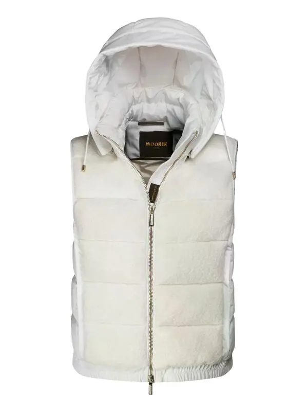 MOORER Loara Gilet - White