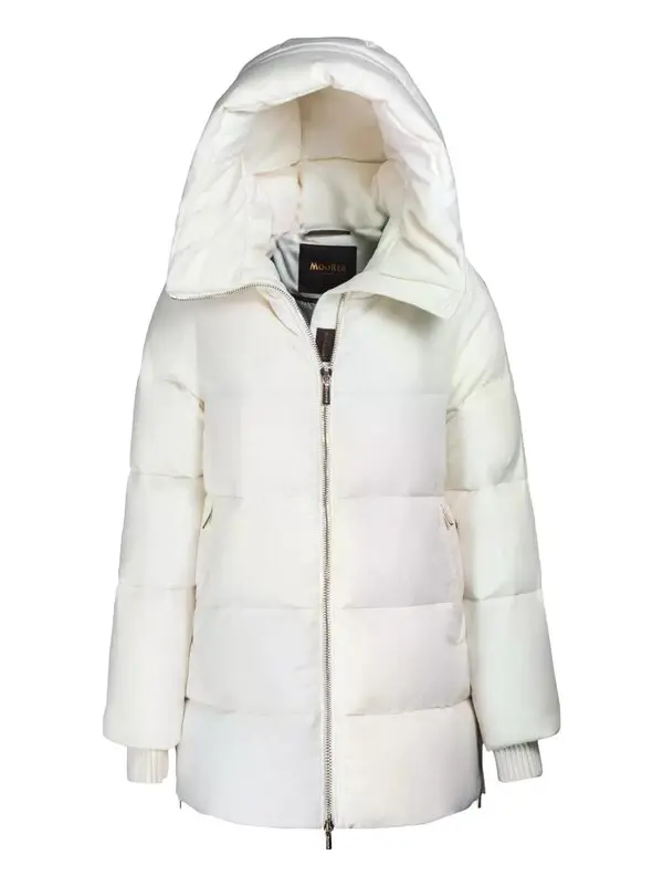MOORER Carinzia-ba1 Raincoat - White