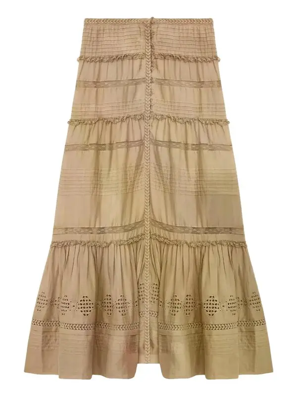 MARANT ETOILE Dusta Maxi Skirt - Neutrals