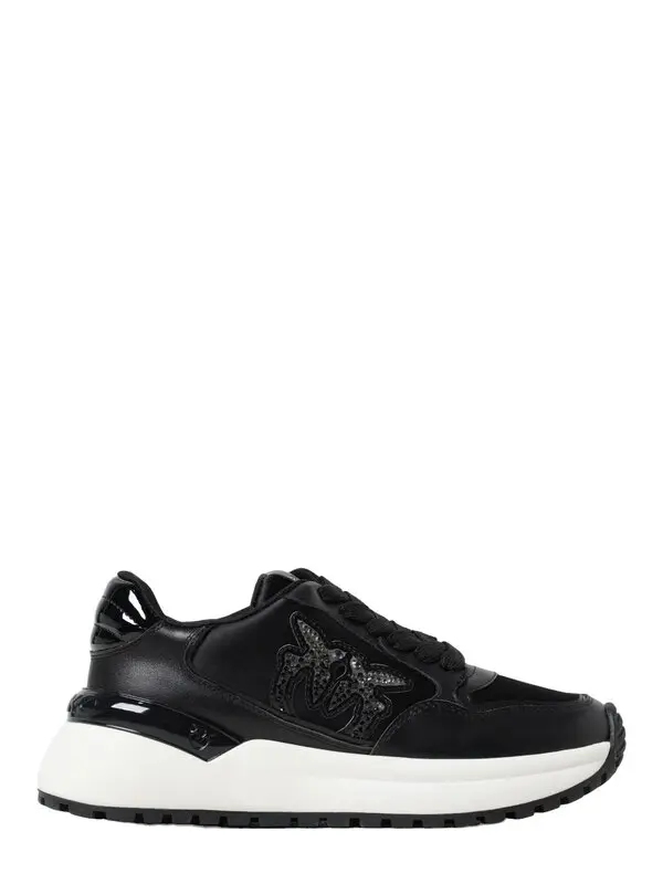 Pinko Embellished Sneakers - Black