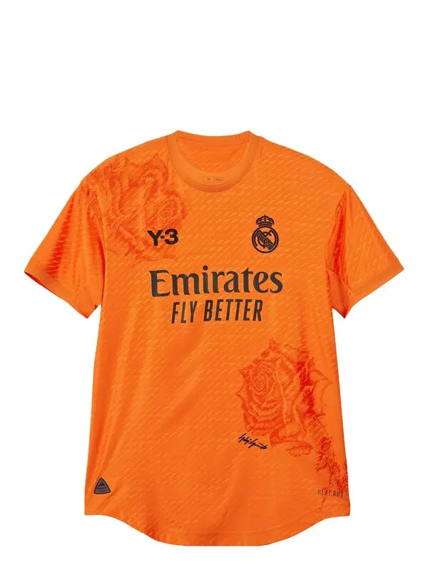 Y3 X Real Madrid 4th Authentic Jersey - Orange