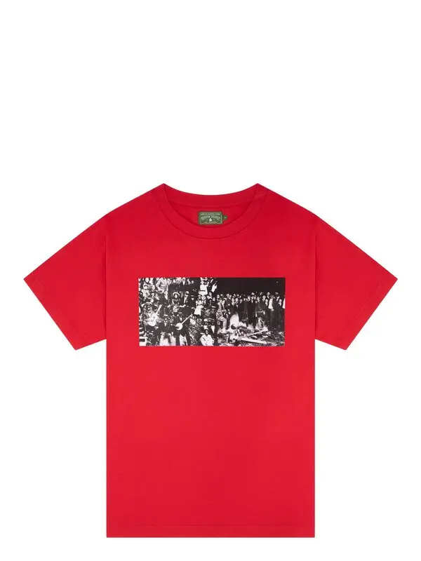 DENIM TEARS X Arthur Jafa Black Entertainment Tee - Red
