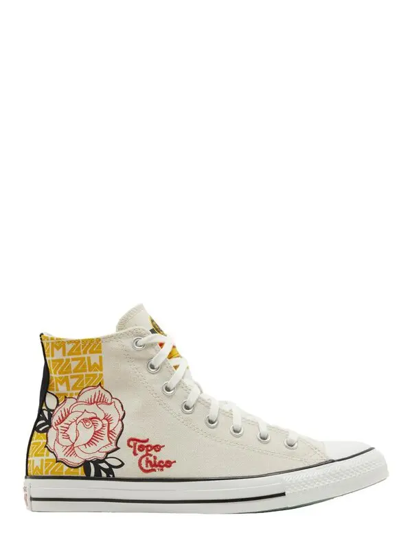 CONVERSE Topo Chico X Marka27 X Chuck Taylor All Star High Top Sneakers - Cream