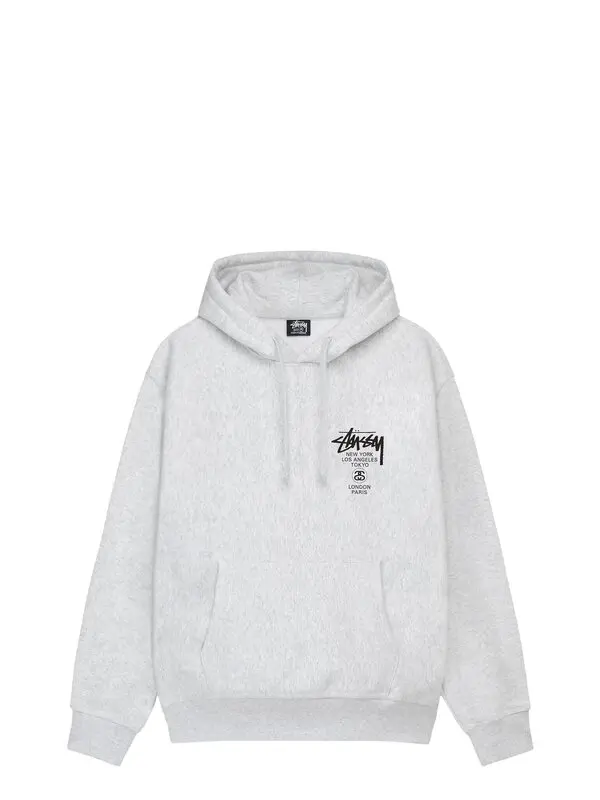 StÜssy World Tour Hood - Grey