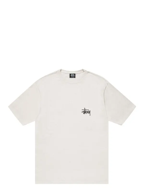 StÜssy Basic Pigment Dyed Logo Tee 'natural - Cream