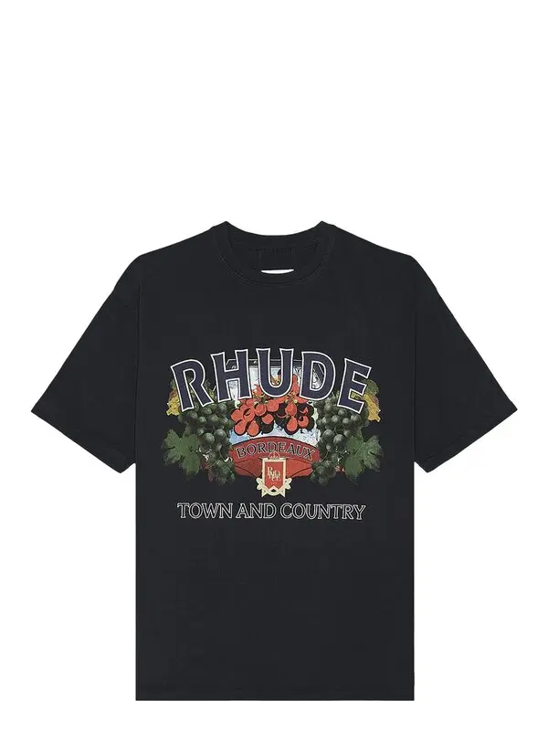 Rhude Town And Country Tee - Black