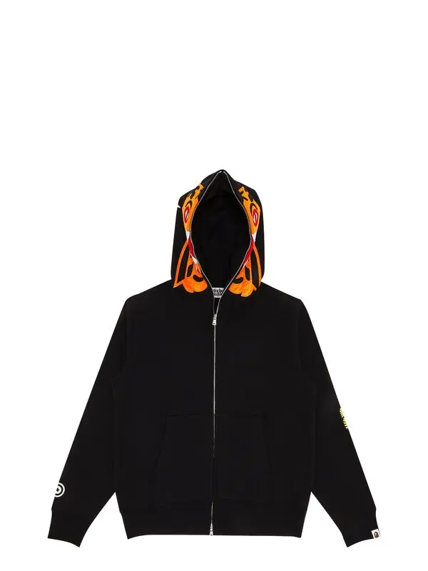 BAPE Tiger Full Zip Hoodie - Black