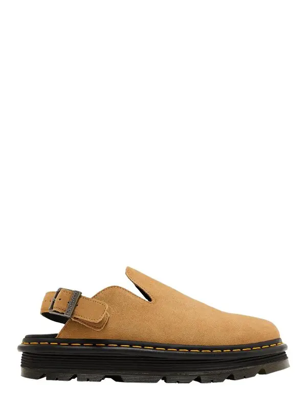 Dr. Martens Zebzag Suede Slingback Mule - Tan
