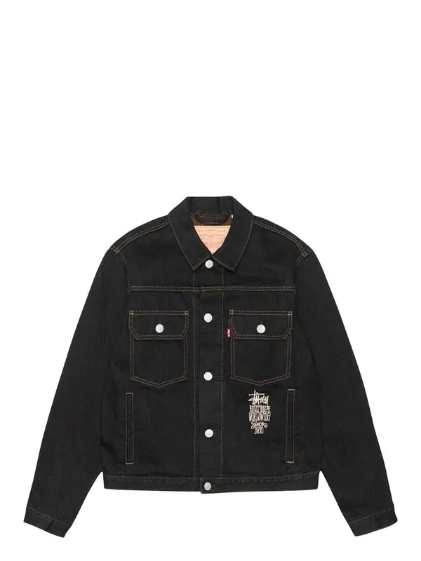 StÜssy X Levi's Trucker Jacket - Black