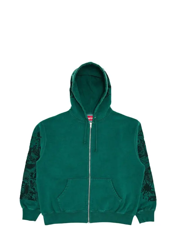 Supreme Aoi Zip Up Hooded Sweatshirt - Teal