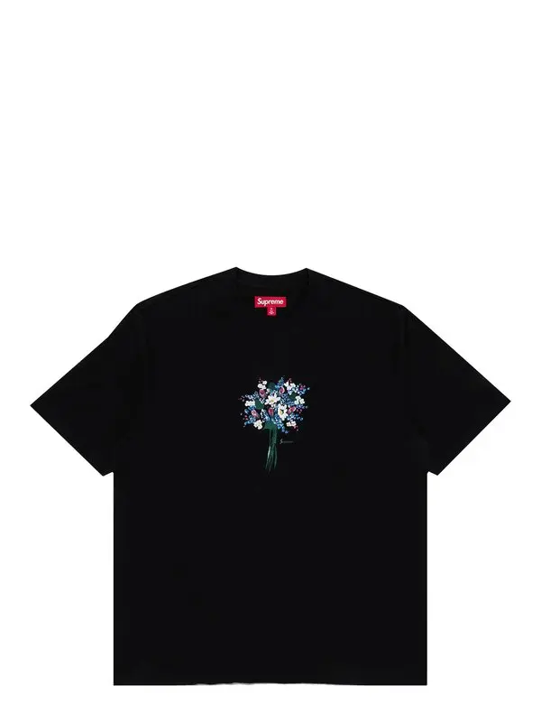 Supreme Bouquet Short-sleeve Top - Black