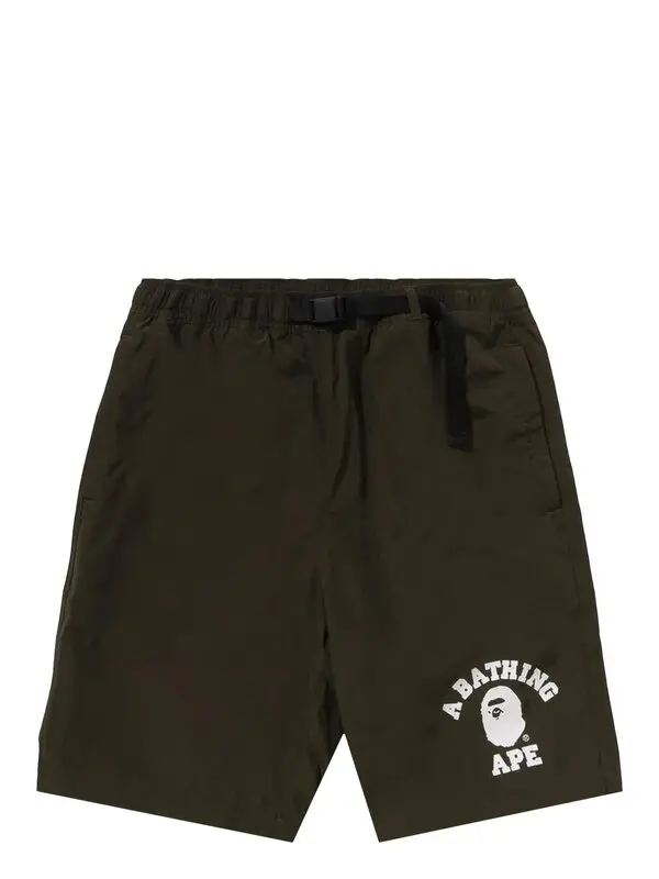 A BATHING APE College Beach Shorts - Green