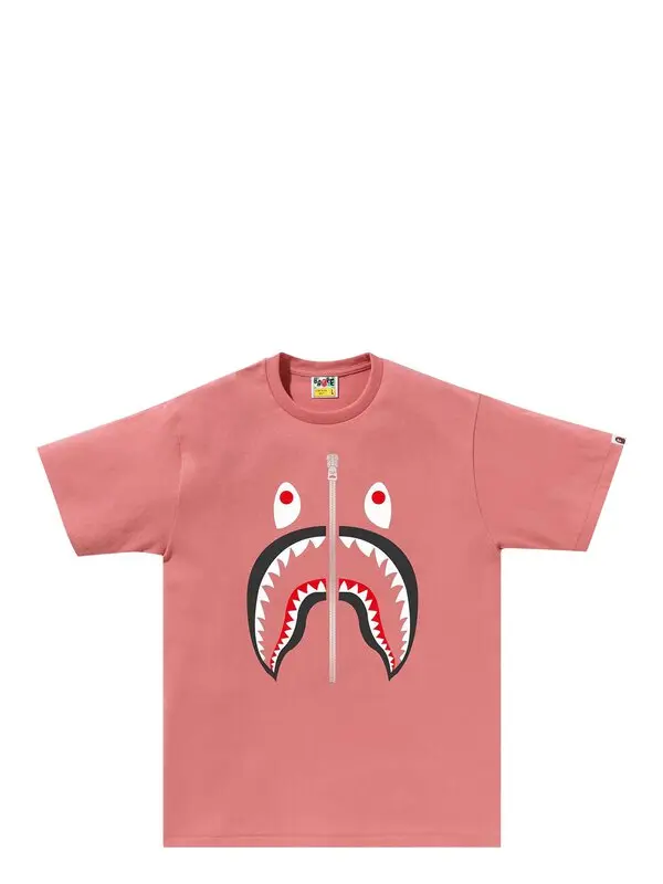 A BATHING APE Shark Tee - Pink