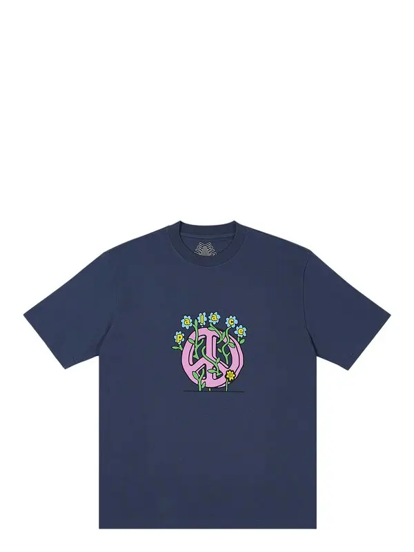 PALACE Grower T-shirt 'navy - Blue
